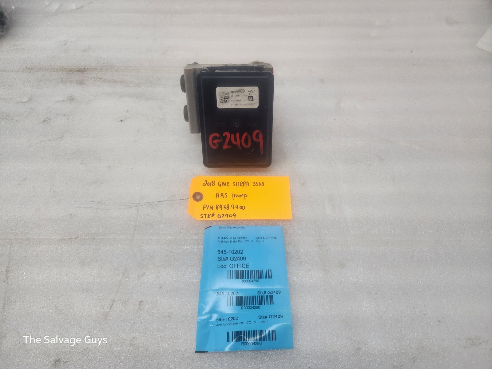 14-19 GMC SIERRA 2500HD 3500HD ABS ANTI LOCK BRAKE MODULE 84384400 ...